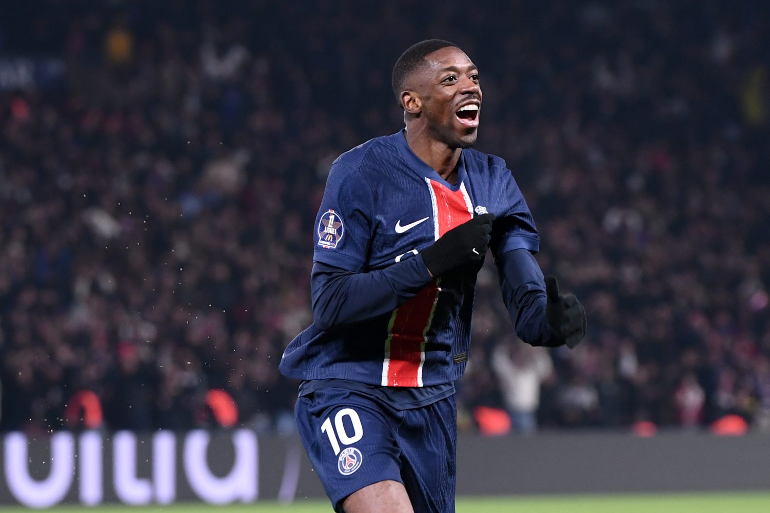 PSG/Arsenal - Dembélé at training on Tuesday, 1 player out