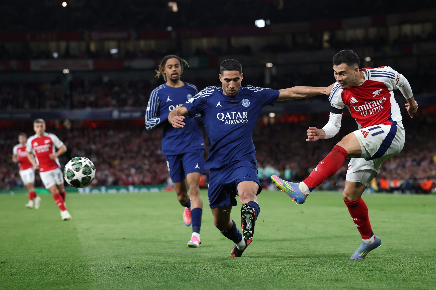 Arsenal/PSG - Hakimi highlights team efforts