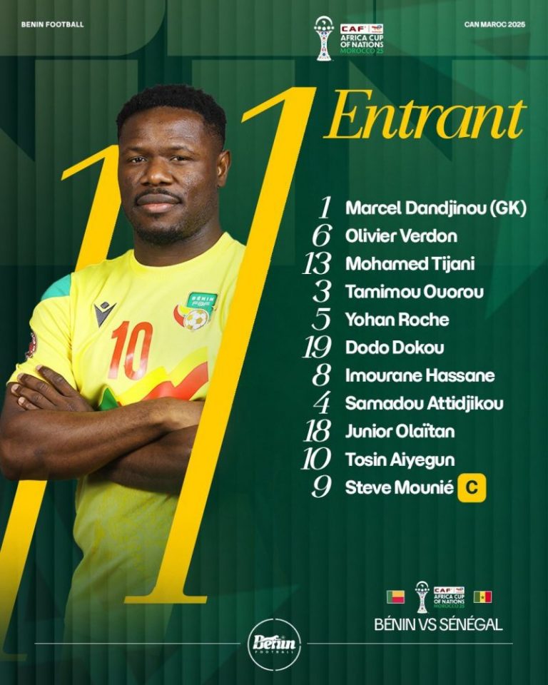 Benin vs Senegal - Official teams: Mbaye on the bench