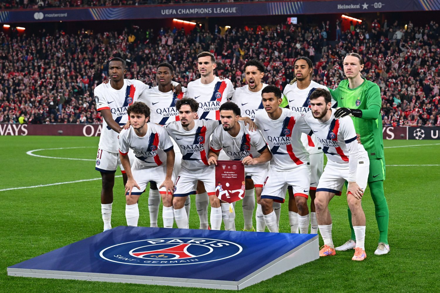 Sporting CP vs PSG - Paris predicted lineup with Zabarnyi as a right back