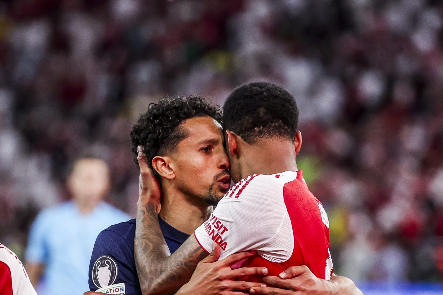 Marquinhos recounts his gesture towards Gabriel: "my greatest victory"